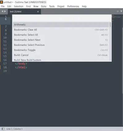 Sublime Text Package Control